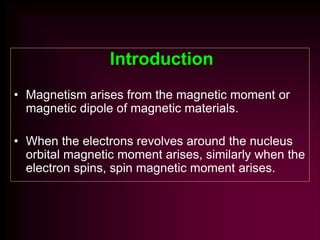 7.magnatic properties.ppt a minimised version of a whole unit | PPT