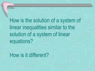 7.6 Graphing Sytems of Inequalities Powerpoint.ppt