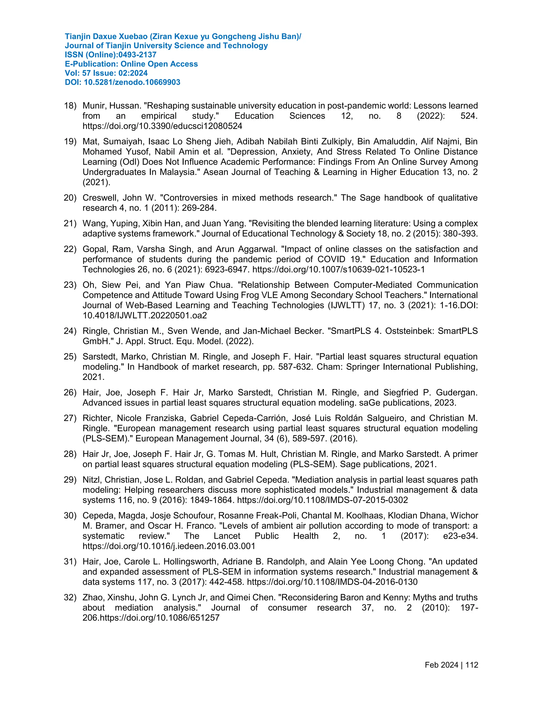 IMPLEMENTATION OF COMPUTER TECHNOLOGY IN BLENDED LEARNING MODELS: EFFECTS ON SELF-DIRECTED ...