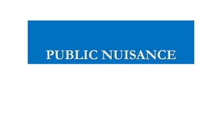 17. PUBLIC NUISANCE.pdf BNS related ipc | PDF