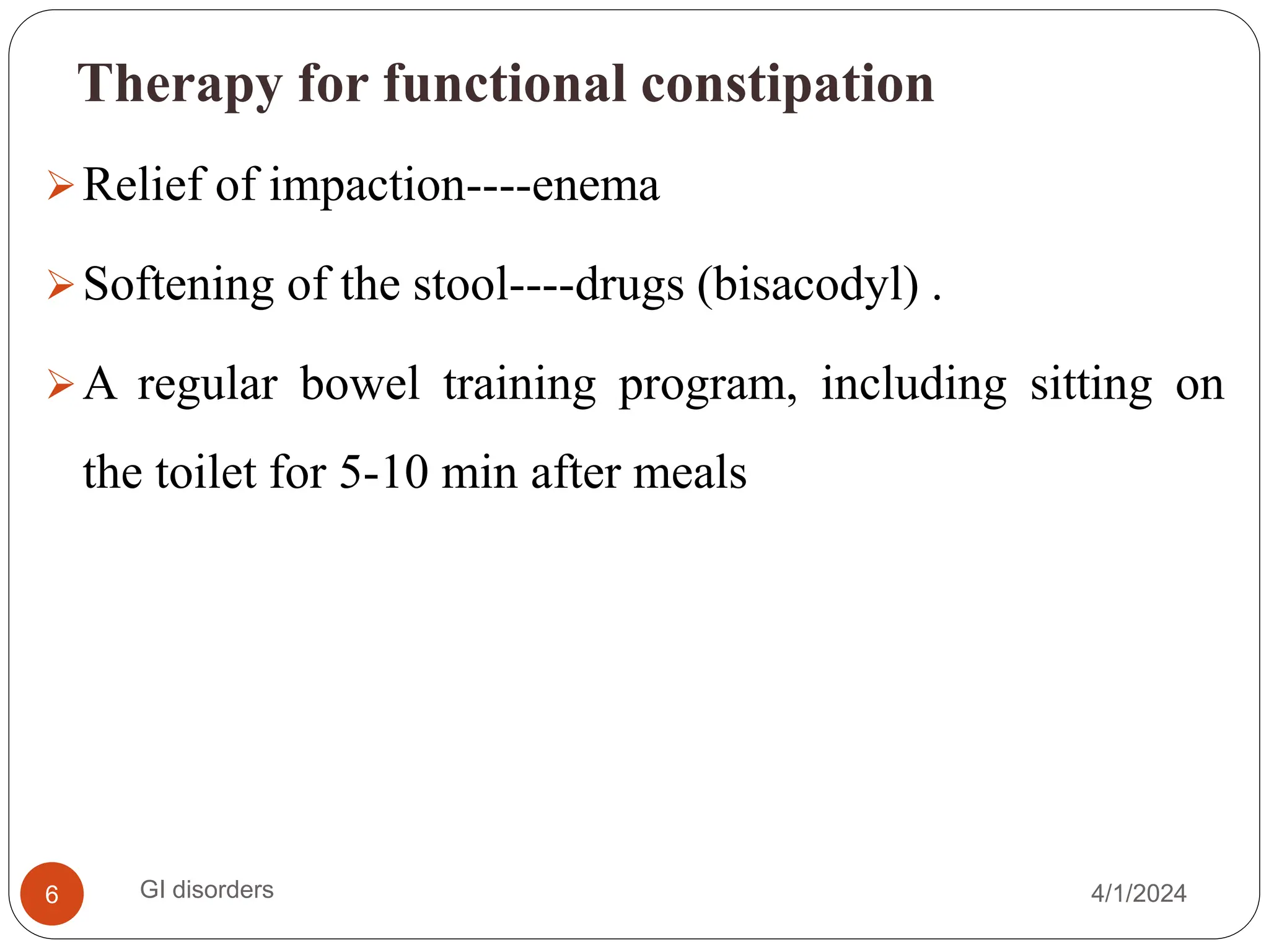 7. constipation seminar presentation by Master Diriba pptx | PPTX