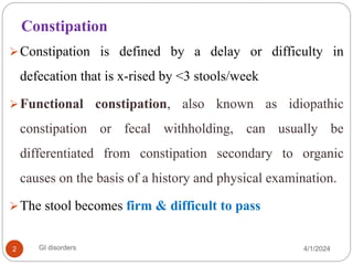 7. constipation seminar presentation by Master Diriba pptx | PPTX