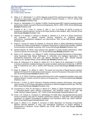 ANALYSIS OF STUDENT ACADEMIC PERFORMANCE USING MACHINE LEARNING ...