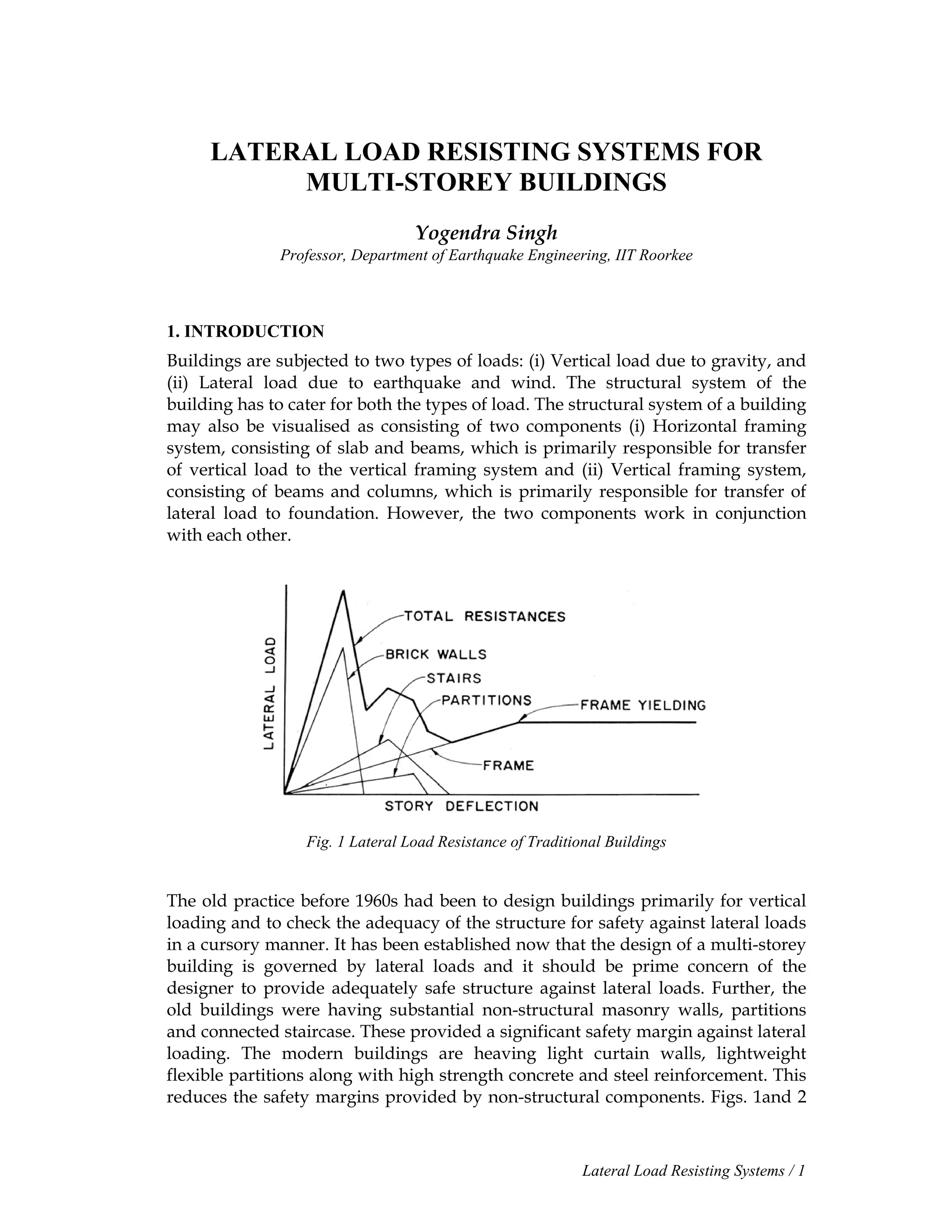 engineering structural details , details of lateral loads | PDF