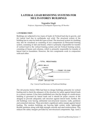 engineering structural details , details of lateral loads | PDF