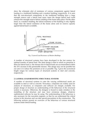 engineering structural details , details of lateral loads | PDF