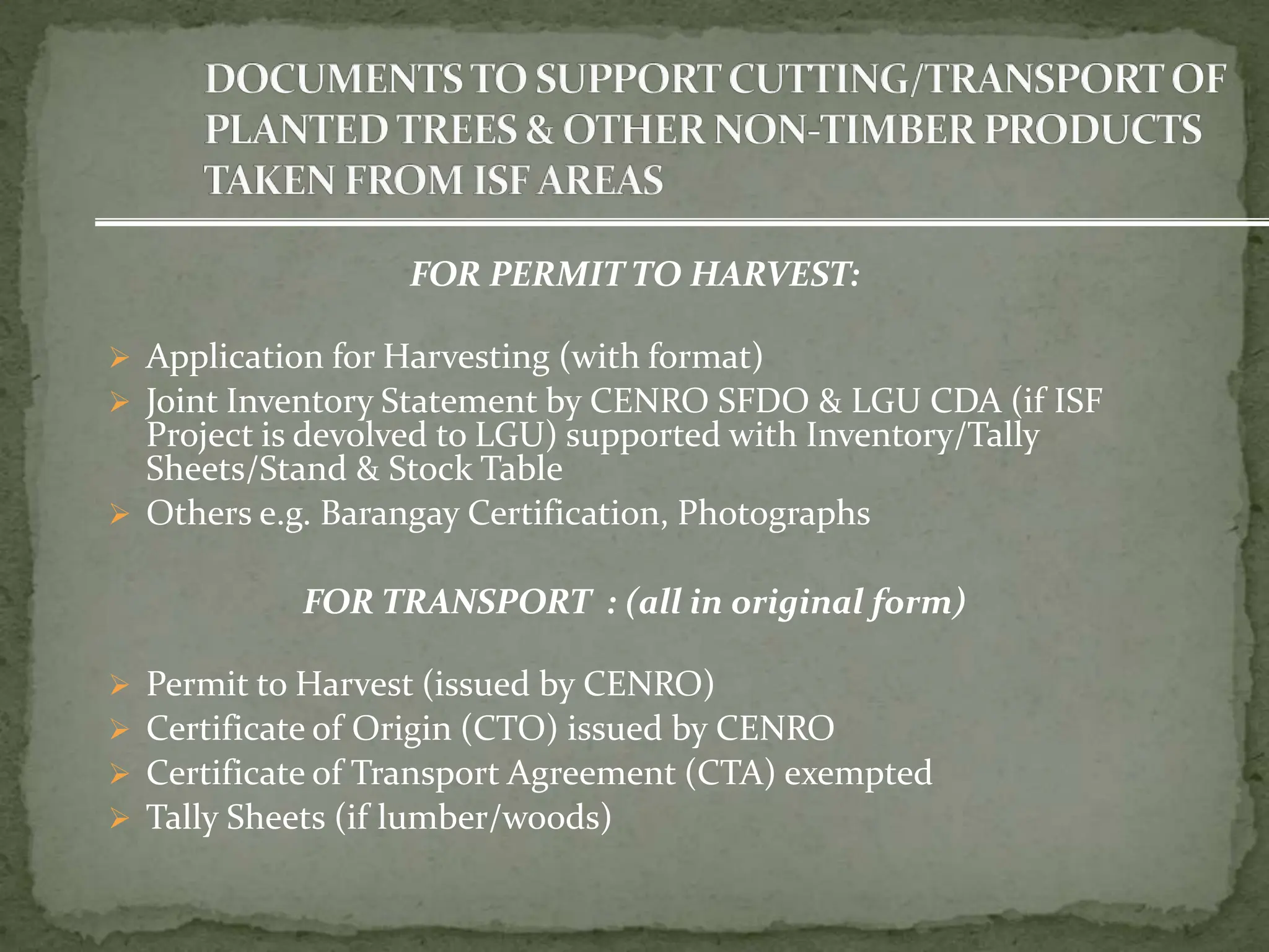 7. PD 705 & RELEVANT FORESTRY LAWS PHILIPPINES | PPT