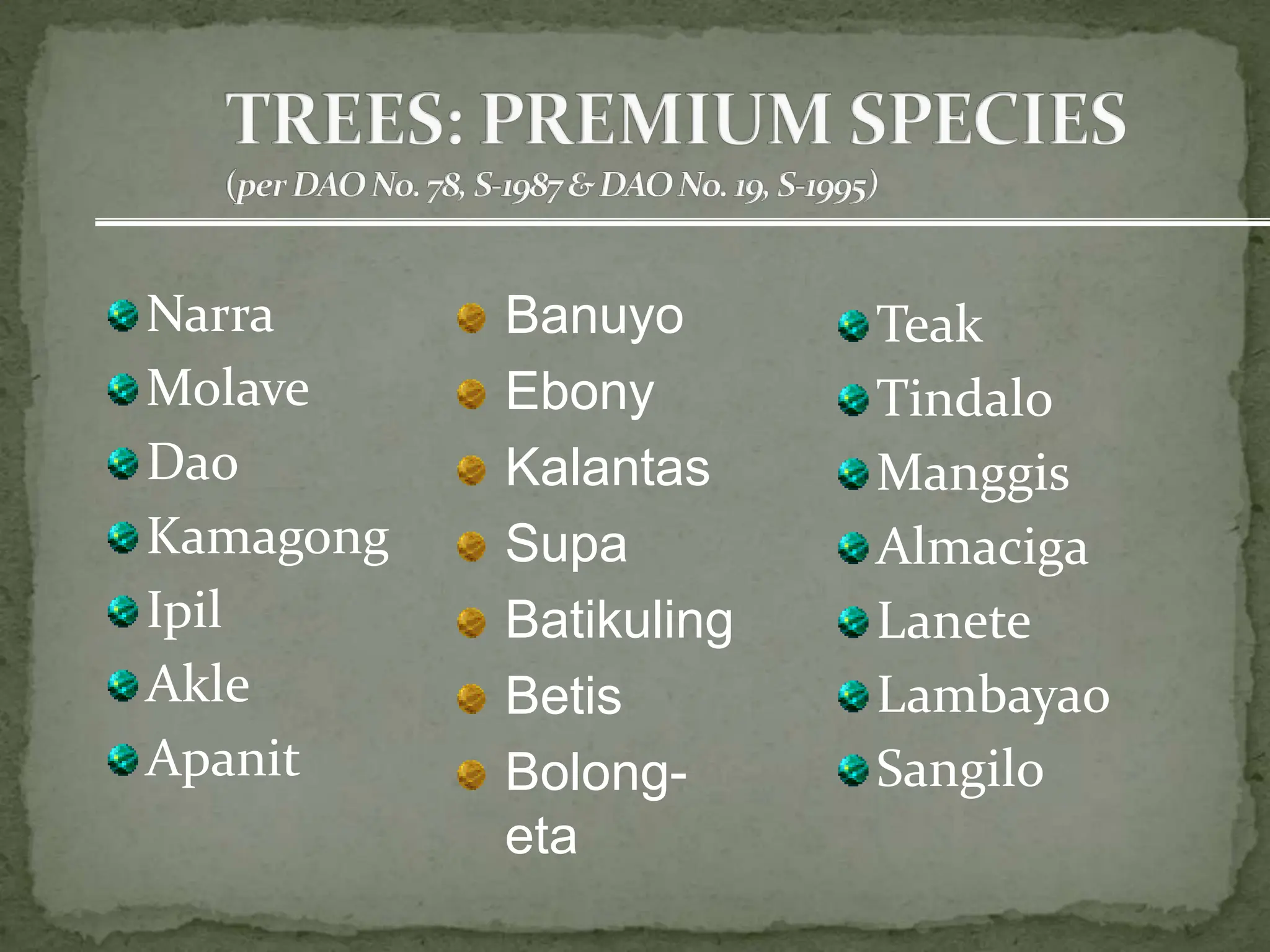 7. PD 705 & RELEVANT FORESTRY LAWS PHILIPPINES | PPT