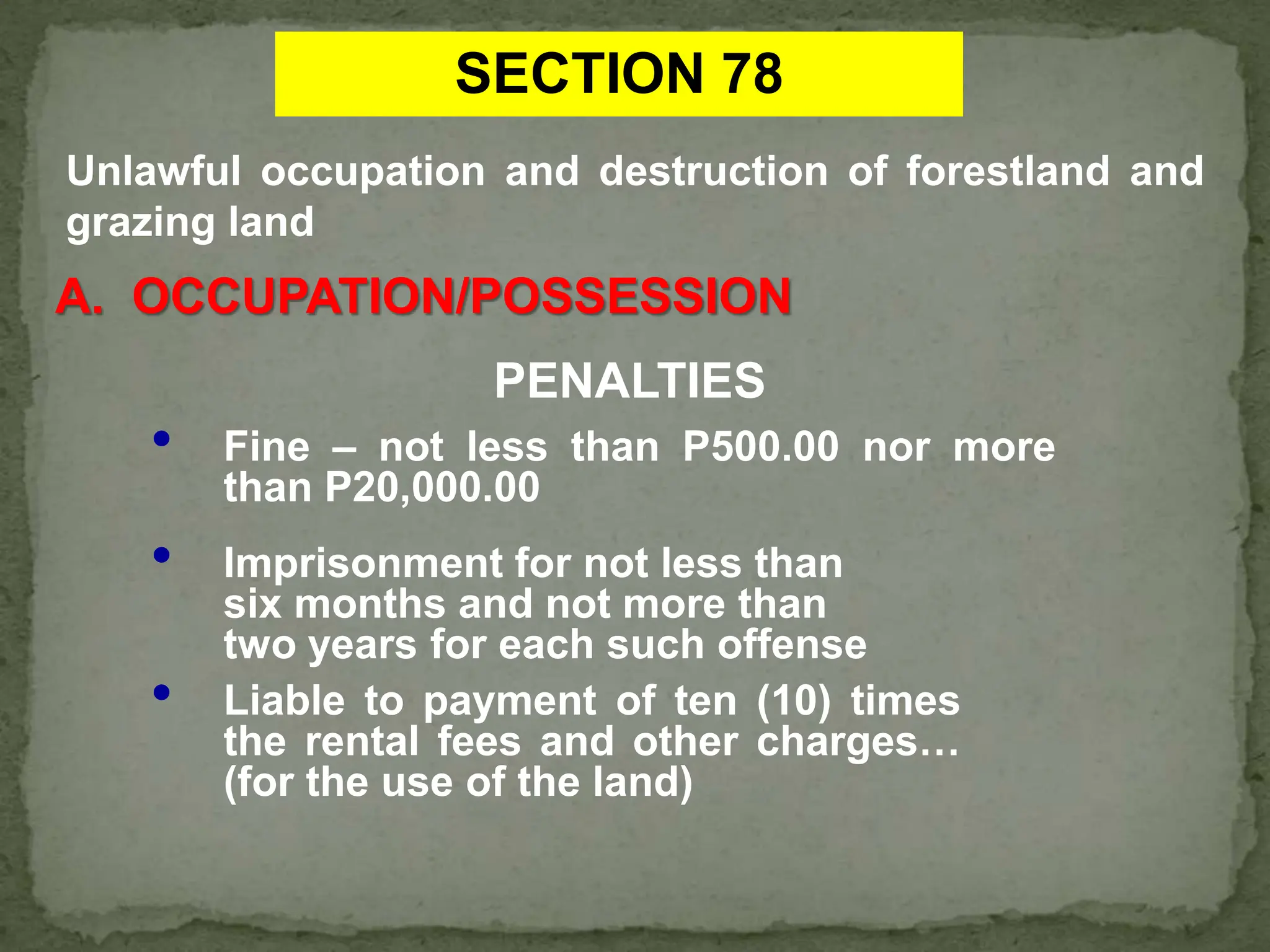 7. PD 705 & RELEVANT FORESTRY LAWS PHILIPPINES | PPT