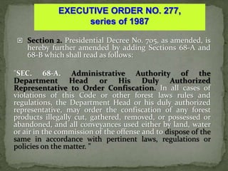 7. PD 705 & RELEVANT FORESTRY LAWS PHILIPPINES | PPT