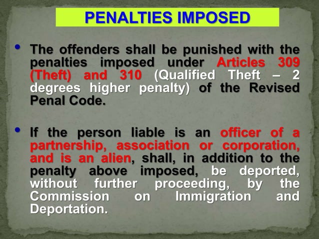 7. PD 705 & RELEVANT FORESTRY LAWS PHILIPPINES | PPT | Crime & Harmful ...