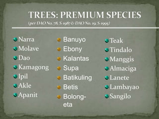 7. PD 705 & RELEVANT FORESTRY LAWS PHILIPPINES | PPT