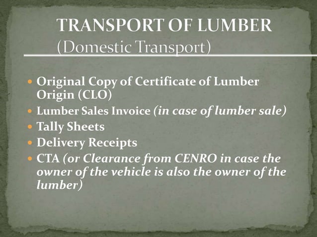 7. PD 705 & RELEVANT FORESTRY LAWS 11-27-29-13.ppt | Crime & Harmful ...