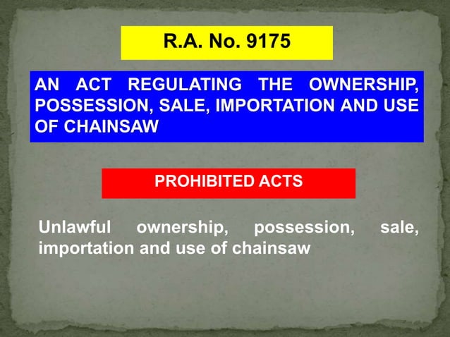 7. PD 705 & RELEVANT FORESTRY LAWS 11-27-29-13.ppt | Crime & Harmful ...