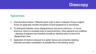 Bedside Tests in Dermatology | PPTX