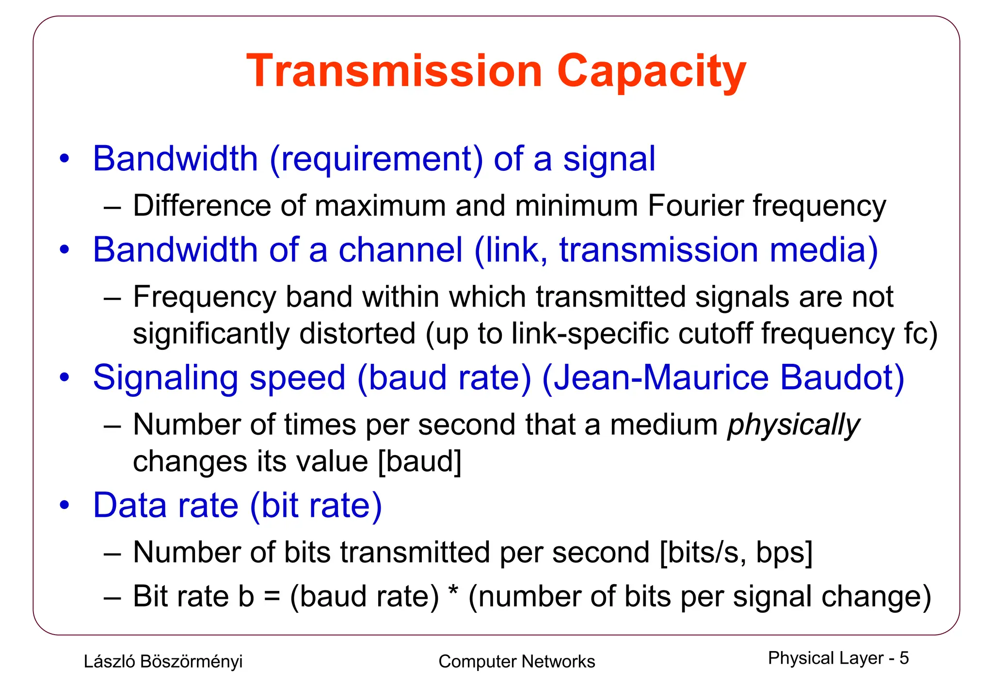 Computer Networks 7physical Layercomputer Networks 7physical Layer Pdf Digital Audio