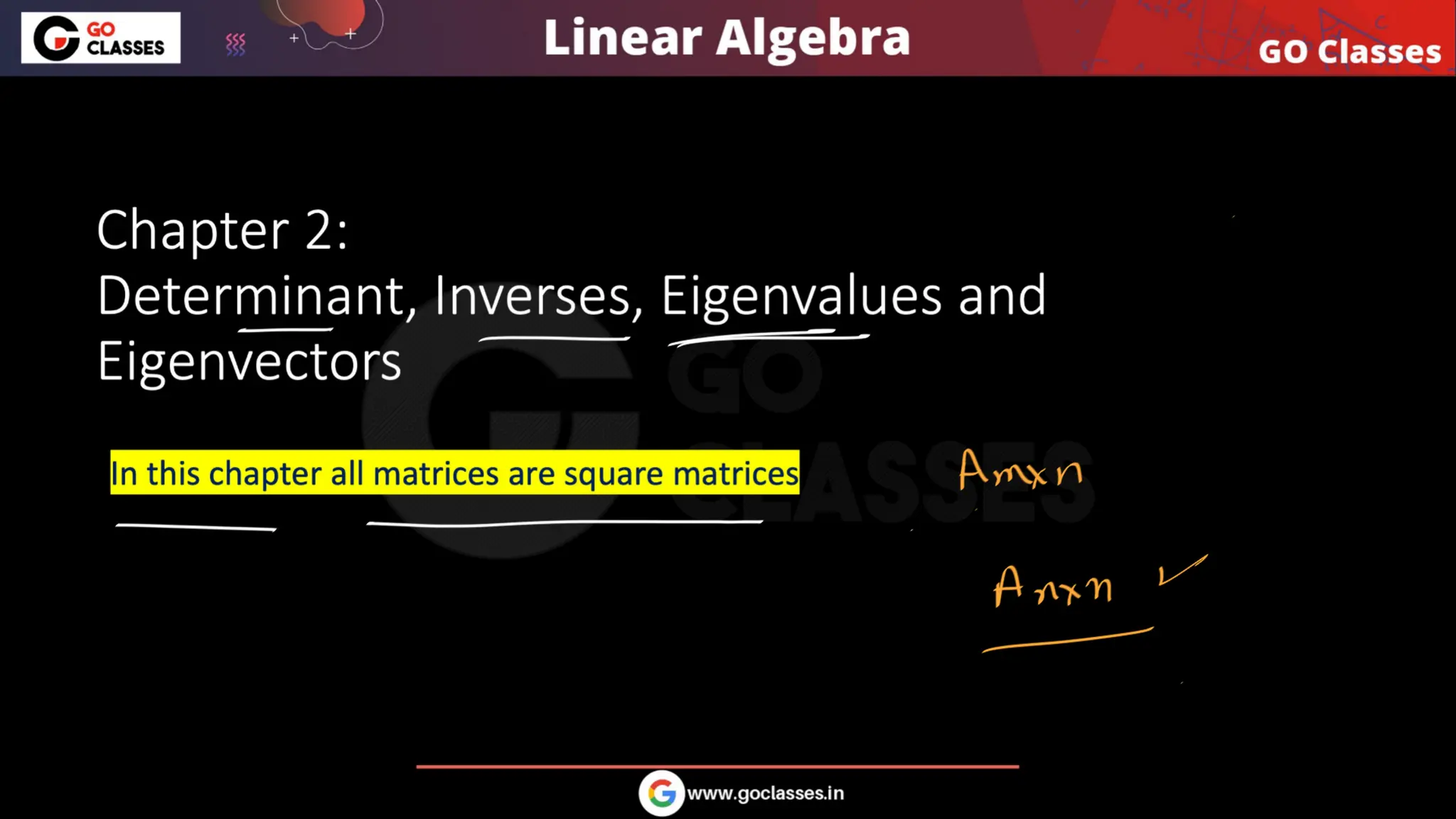 7.pdf Go Classes gateoverflow Linear Algebra | PPT