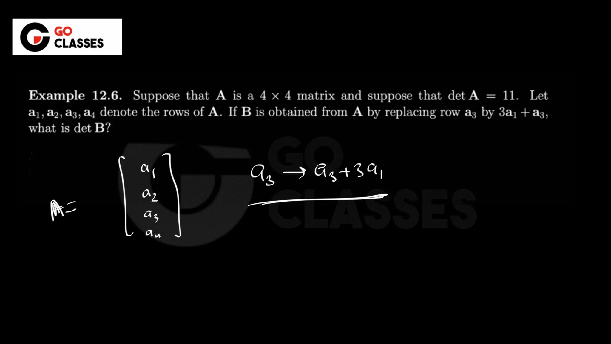 7pdf Go Classes Gateoverflow Linear Algebra Ppt