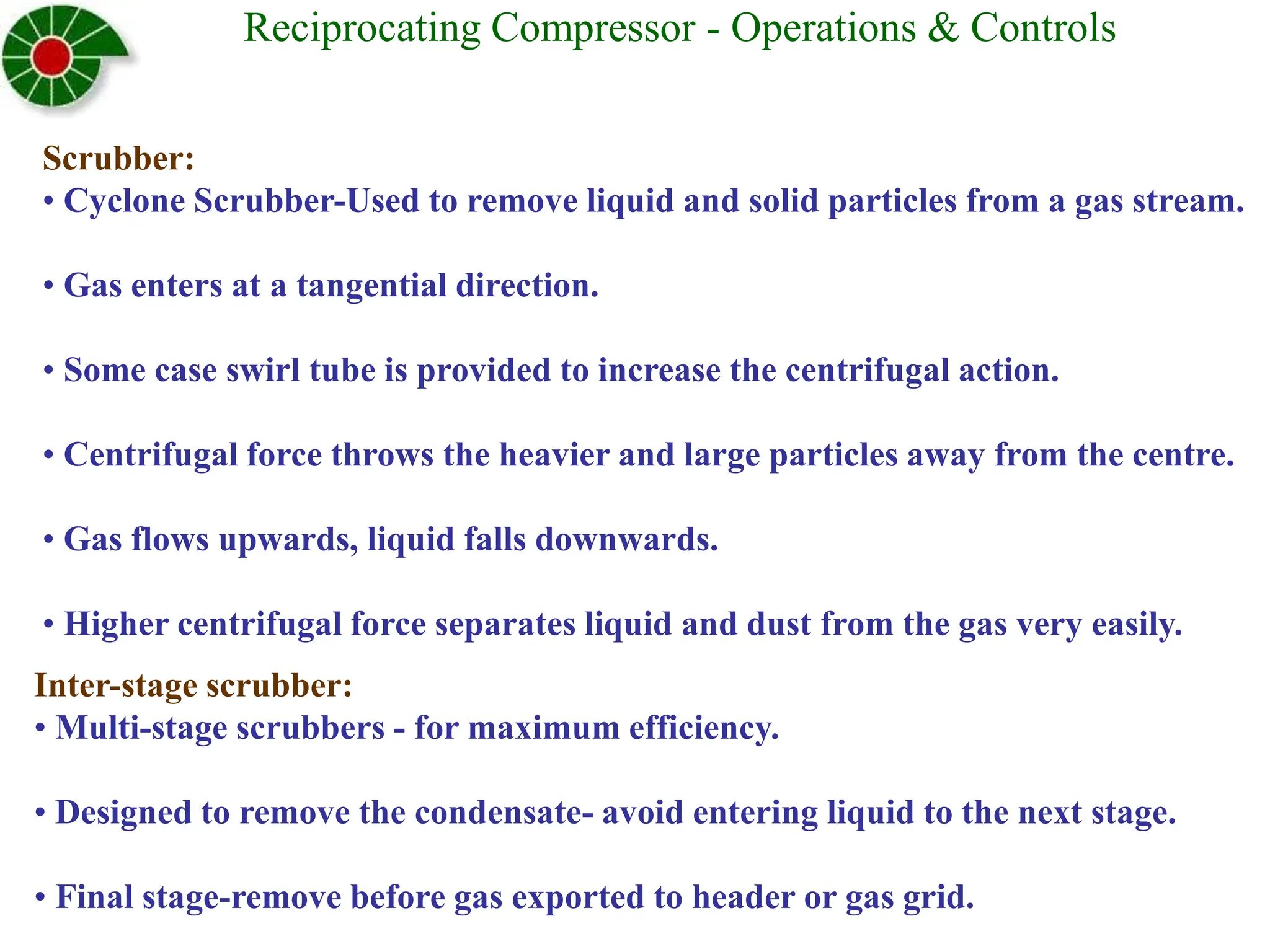 Compressors are mainly of two types: 1. Dynamic Compressors 2. Positive ...