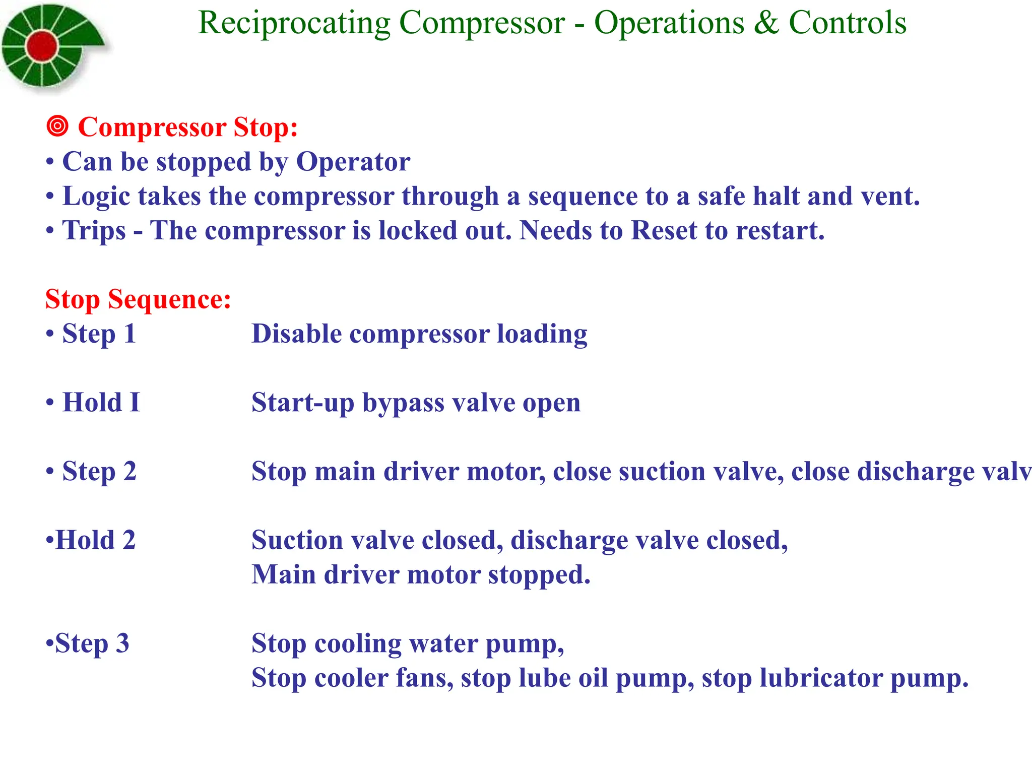 Compressors are mainly of two types: 1. Dynamic Compressors 2. Positive ...