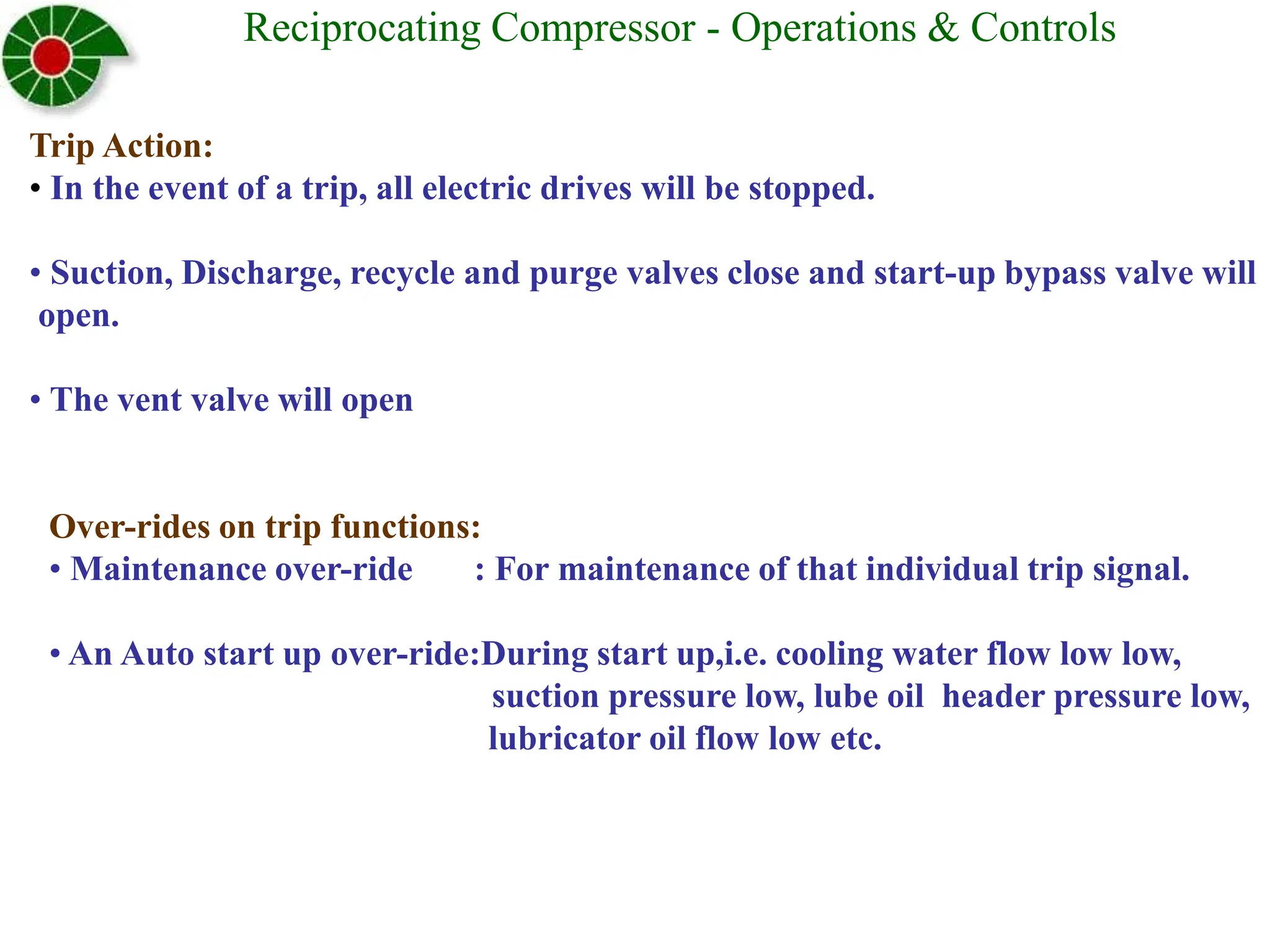 Compressors are mainly of two types: 1. Dynamic Compressors 2. Positive ...