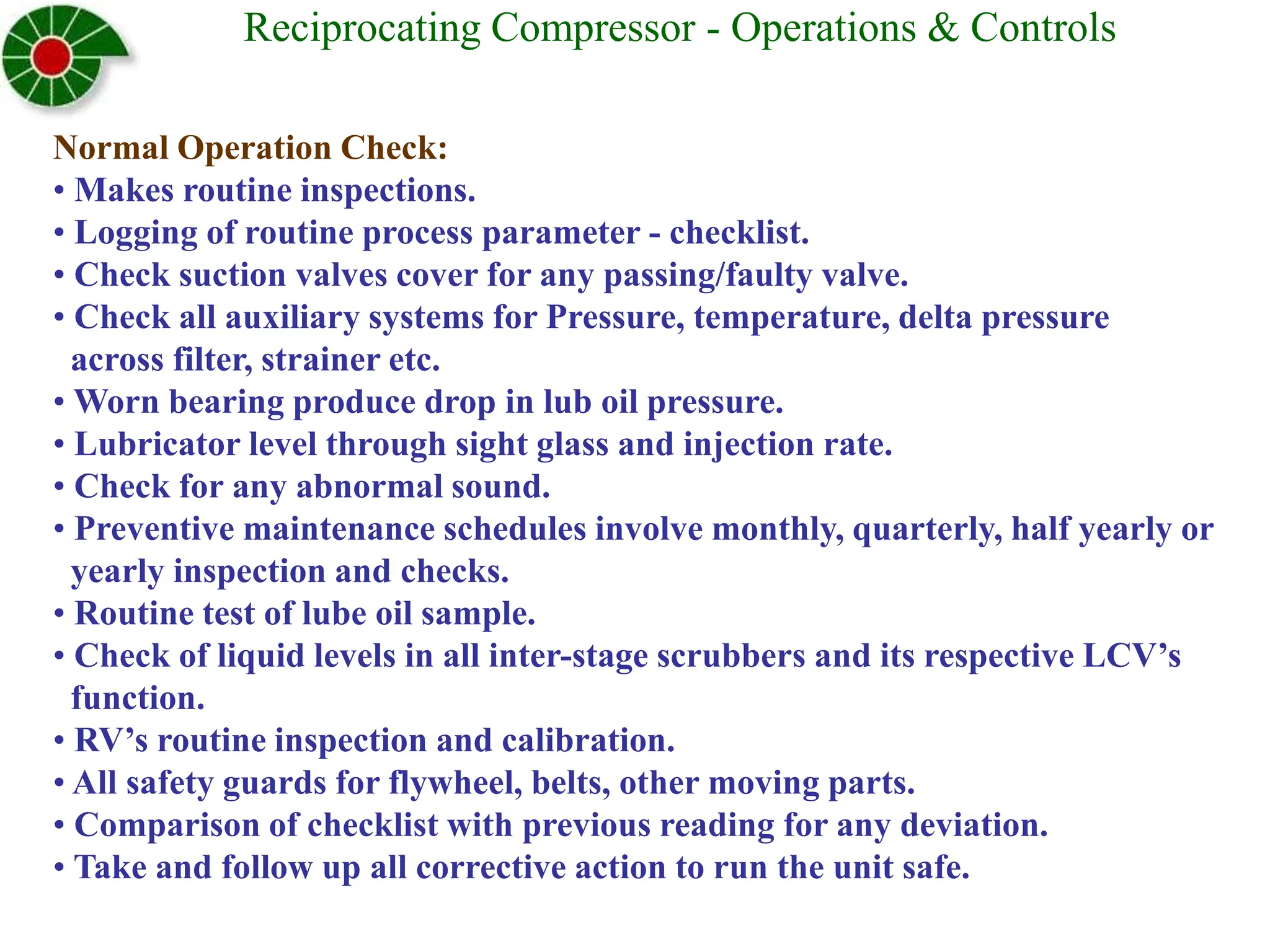 Compressors are mainly of two types: 1. Dynamic Compressors 2. Positive ...