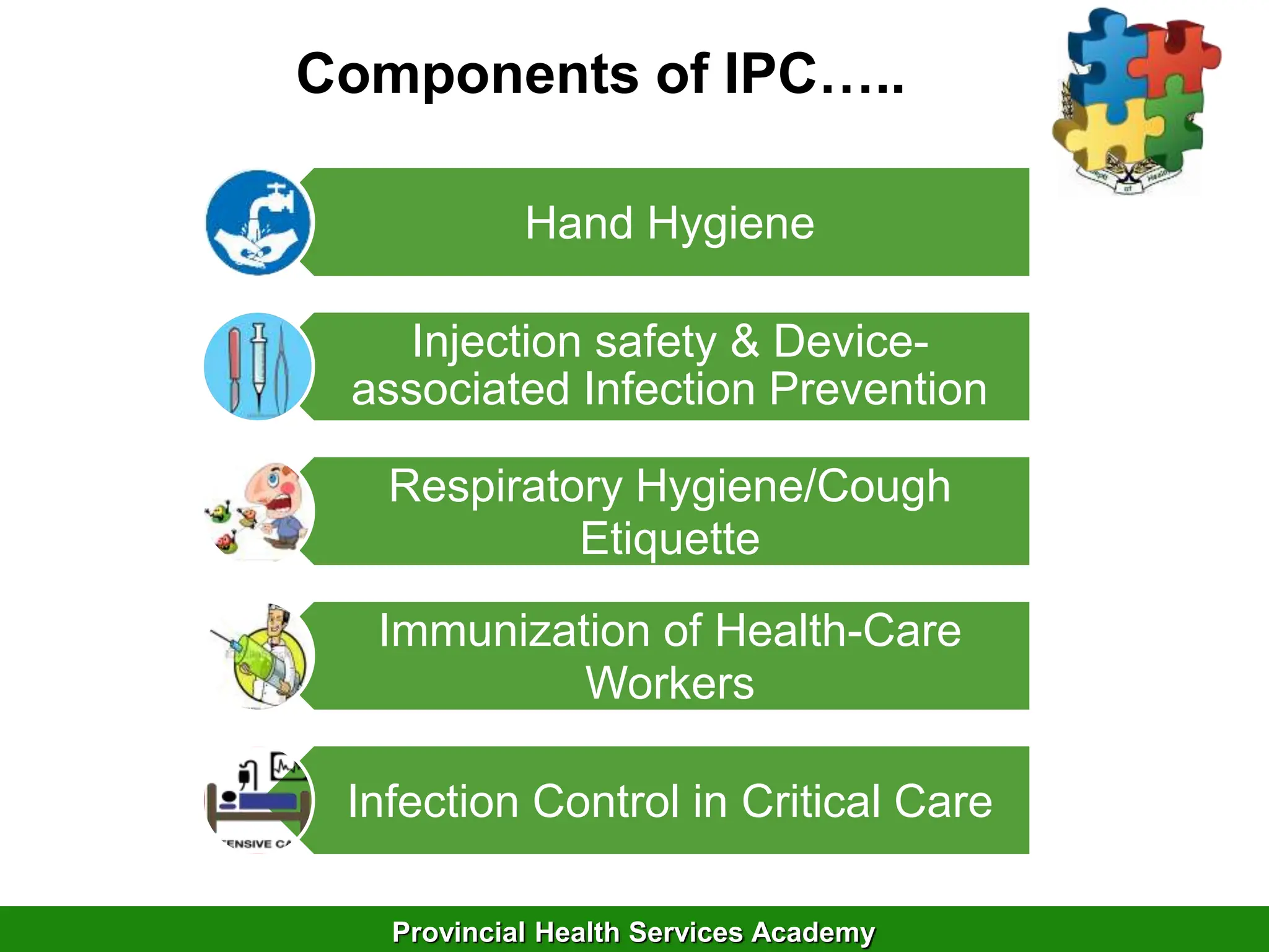 infection prevention control for health staff.pptx