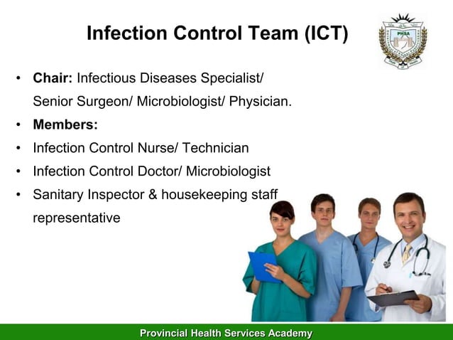 infection prevention control for health staff.pptx