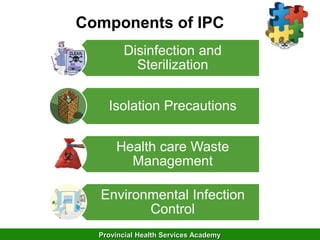 infection prevention control for health staff.pptx