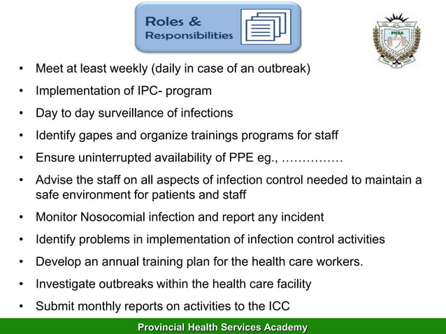 infection prevention control for health staff.pptx