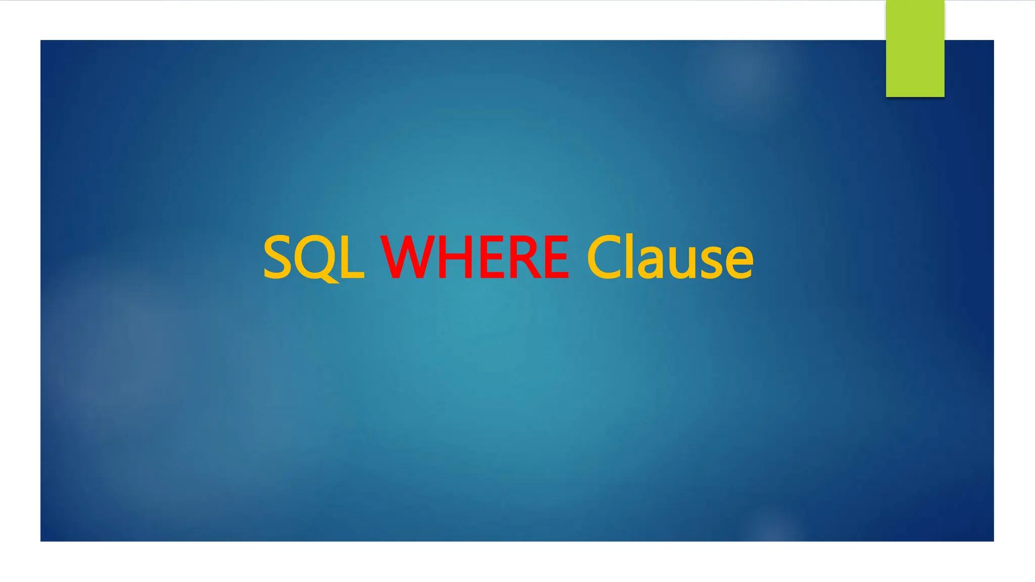 Introduction To STRUCTURED QUERY LANGUAGE (PART_1).pptx | Databases | Computer Software and ...