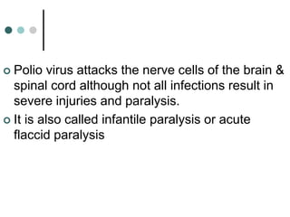 7.Poliomyelitis (1).ppt7.Poliomyelitis (1) | PPT