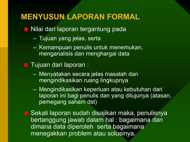 Teknik PENULISAN LAPORAN_ Training "Effective REPORT WRITING SKILL". | PPT