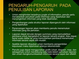 Teknik PENULISAN LAPORAN_ Training "Effective REPORT WRITING SKILL". | PPT