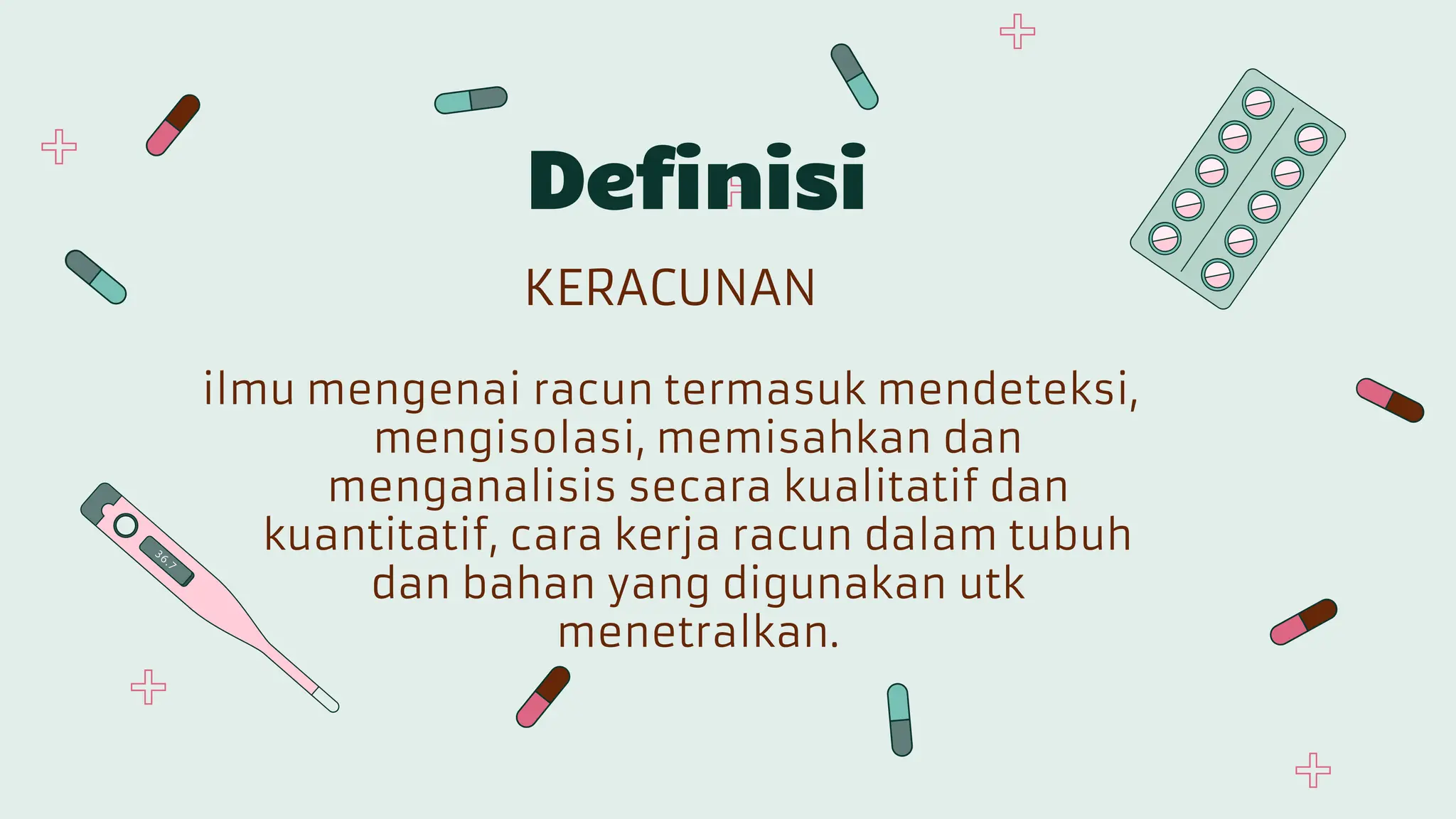 Pengantar Toksikologi Dasar. KERACUNAN ilmu mengenai racun termasuk ...