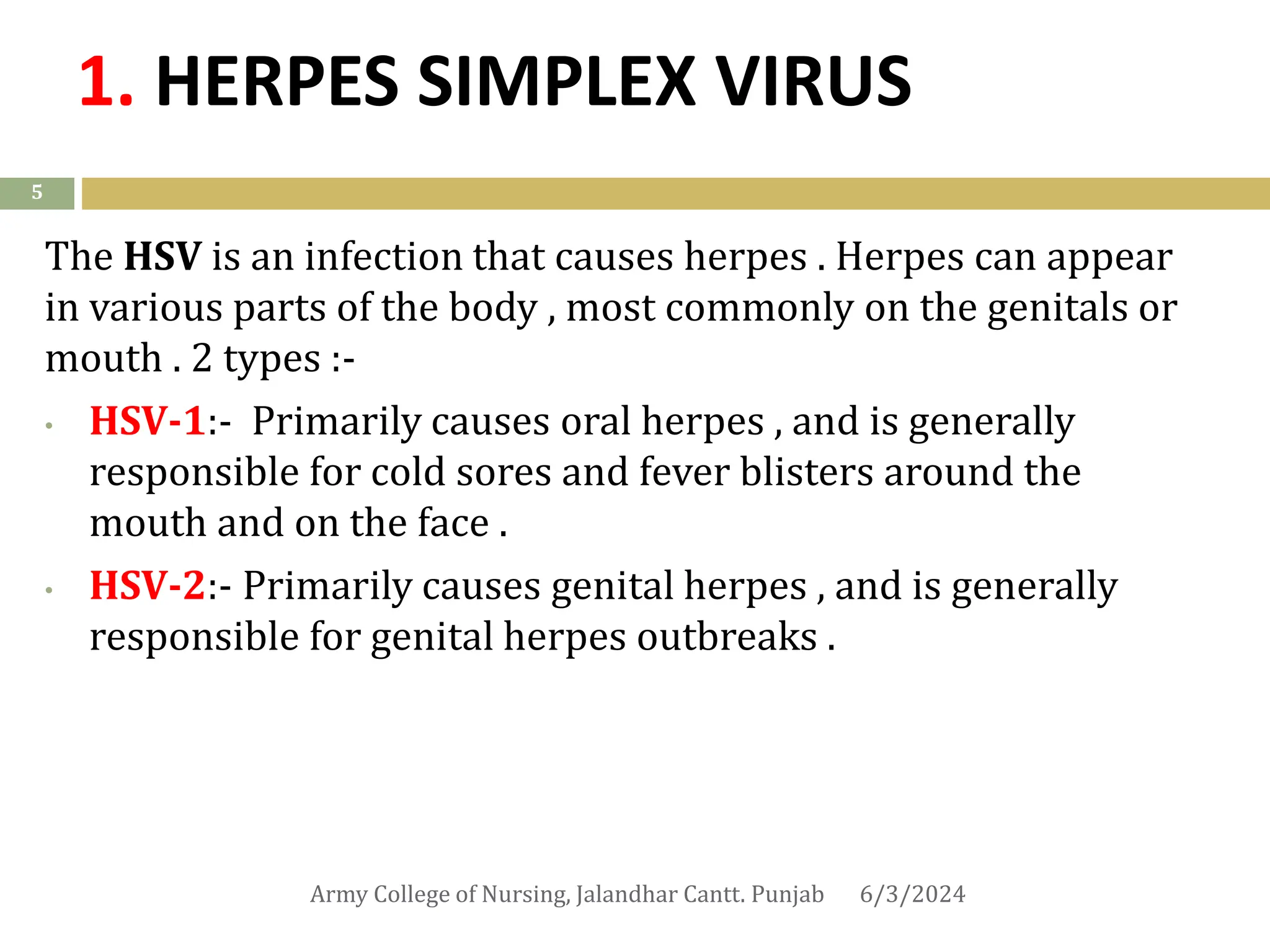 7. HERPES, treatment and nursing management .ppt