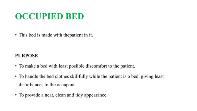 Bed Making ( Introduction, Purpose, Types, Articles, Scientific ...