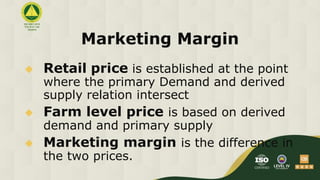 Marketing Margins Agricultural Econ.pptx