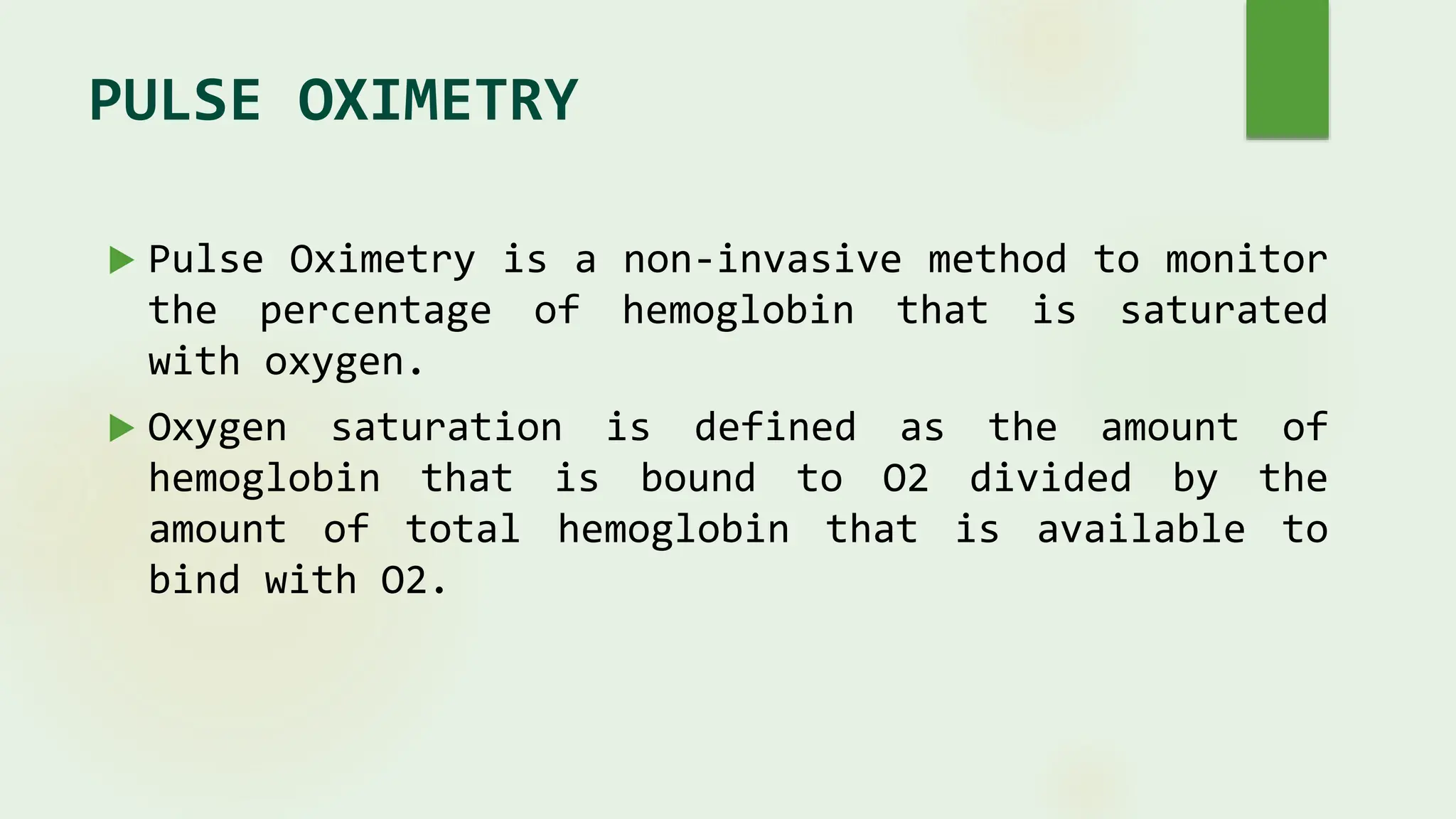 7.pulse oximetry. pptx | PPTX