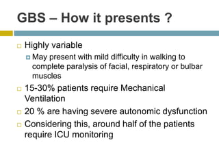 7. GBS , Gullian Barre Syndrome and Role of IVIg.pptx