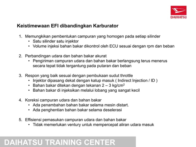 7. Sistem EFI (ELECTRONIC FUEL iNJECTION) | PPT