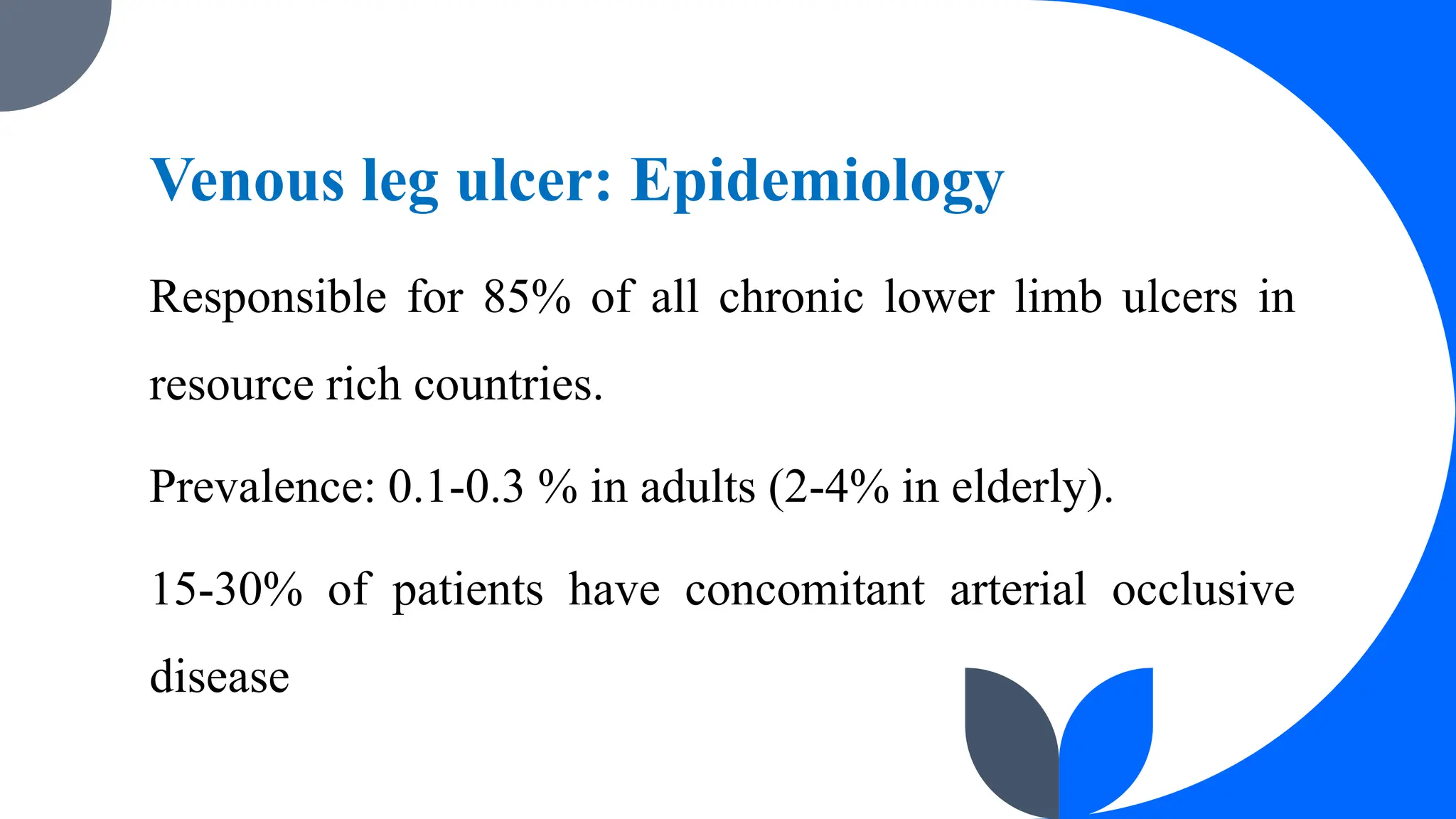 venous ulcer and venous insufficiency.ppt