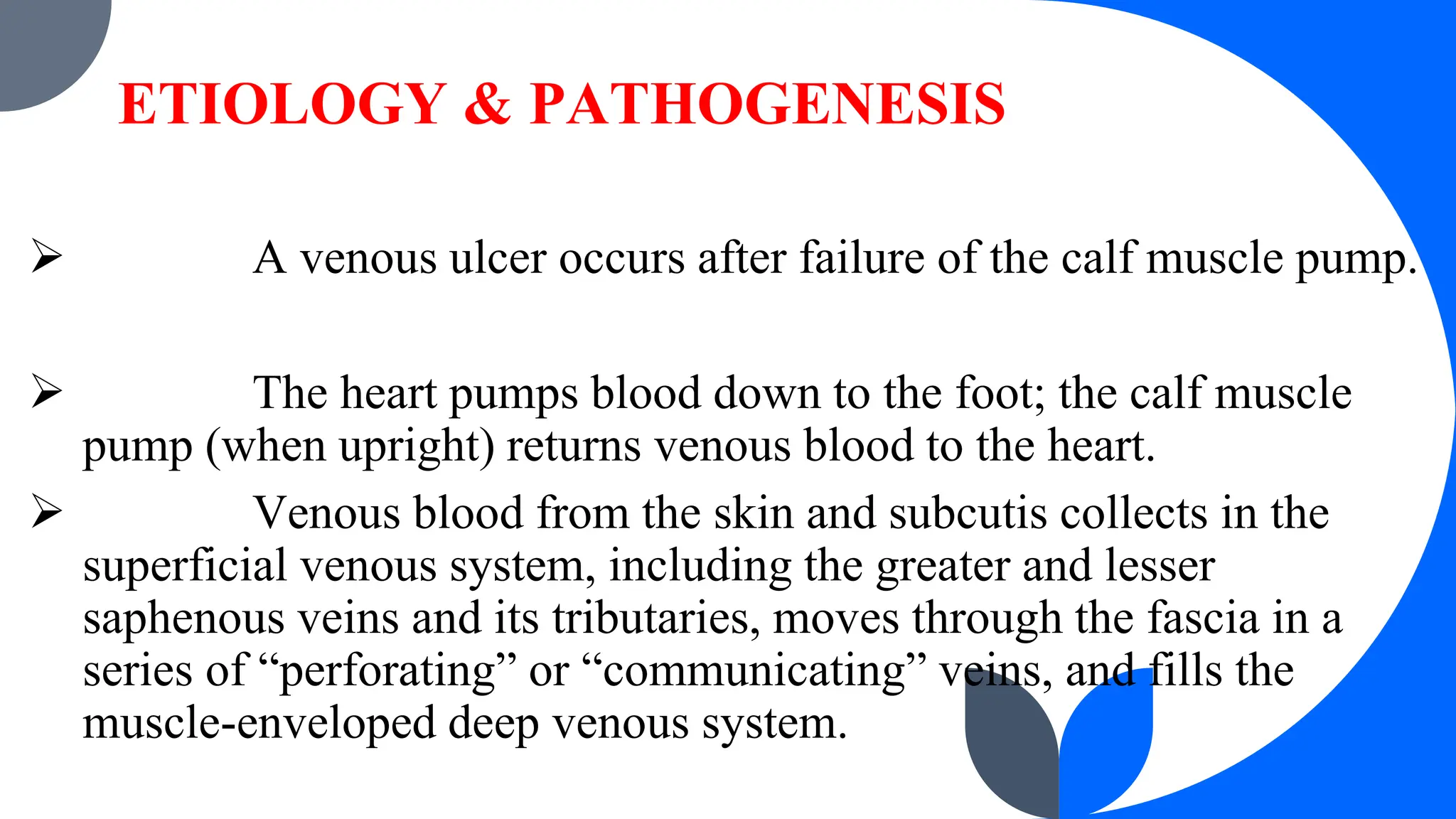 venous ulcer and venous insufficiency.ppt