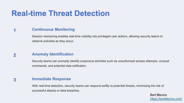 Strengthening Security through Session Monitoring in Privileged Access Management | PPT