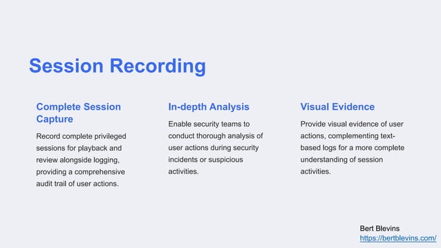 Strengthening Security through Session Monitoring in Privileged Access Management | PPT