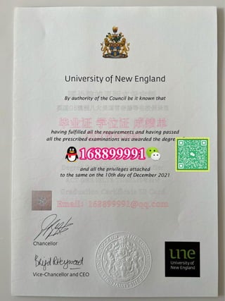 University of New England degree offer diploma Transcript | PDF