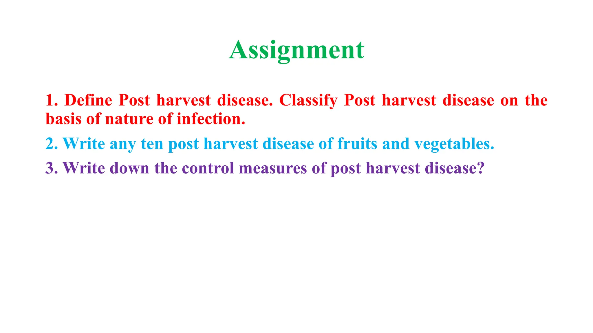 7. Post harvest diseases and their control.pptx