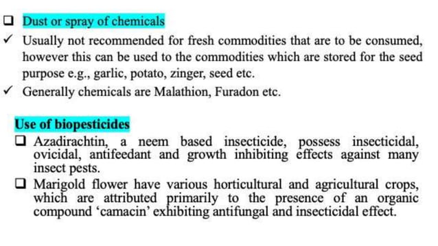 7. Post Harvest Entomology and their control.pptx