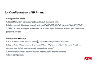 7.Installation and Use of Fanvil Business IP Phones.pdf