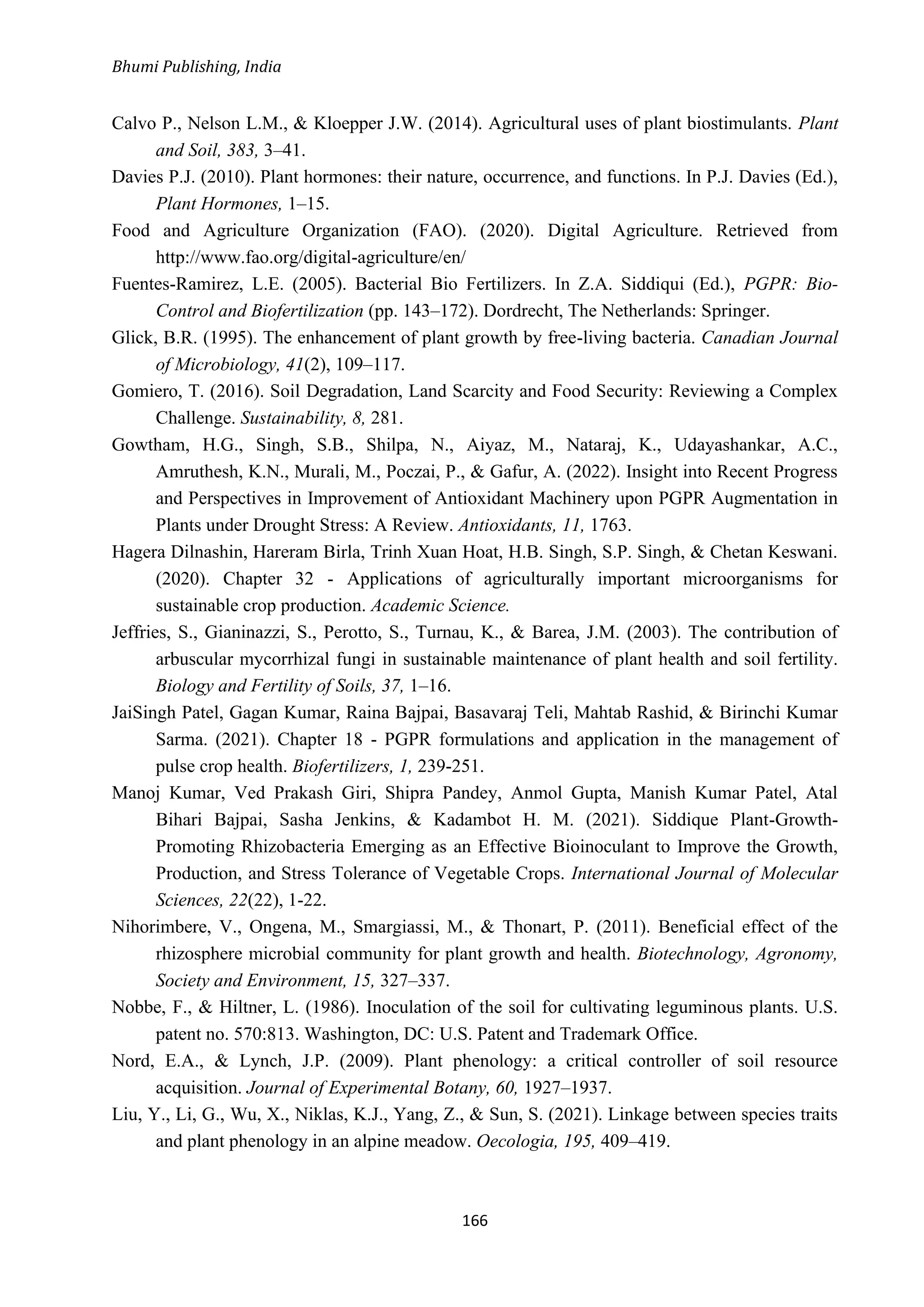 FORECASTING THE POSSIBILITIES OF PLANT GROWTHPROMOTING RHIZOBACTERIA ...